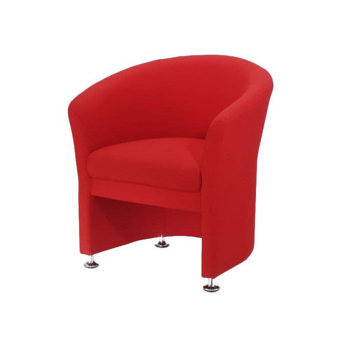 Reception Tub Chairs on Chrome Feet | office tub chair | reception ...