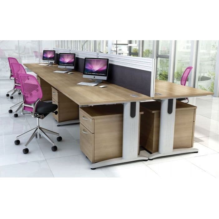 Rectangular Beam Desks | computer desk | office desk with metal frame