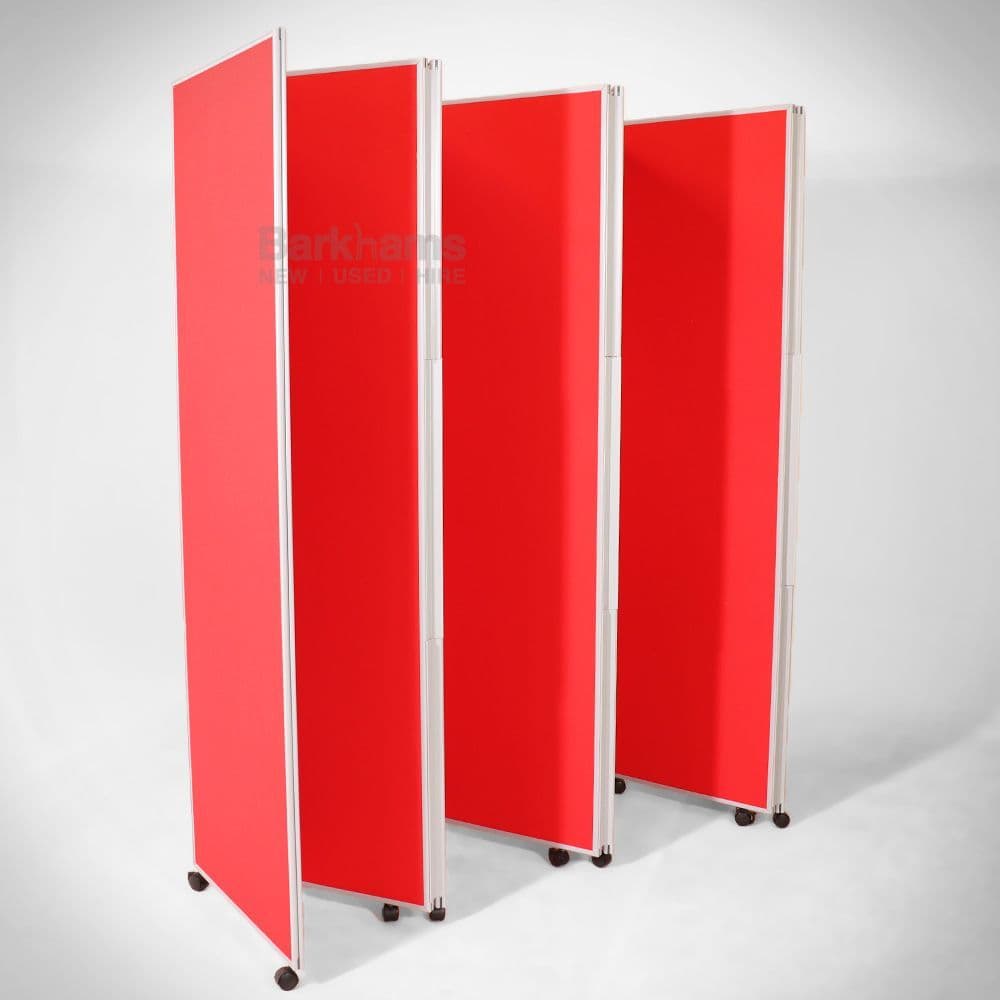 Red Free Standing Screens on Wheels| Free Standing Screen on Wheels ...