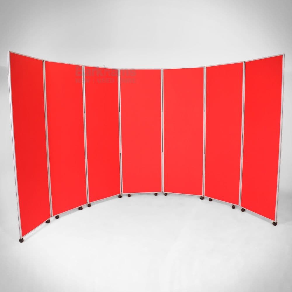 Red Free Standing Screens on Wheels| Free Standing Screen on Wheels ...