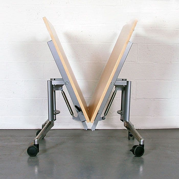 Samas Sharf Wooden Folding Table in Maple | fold away table | office ...