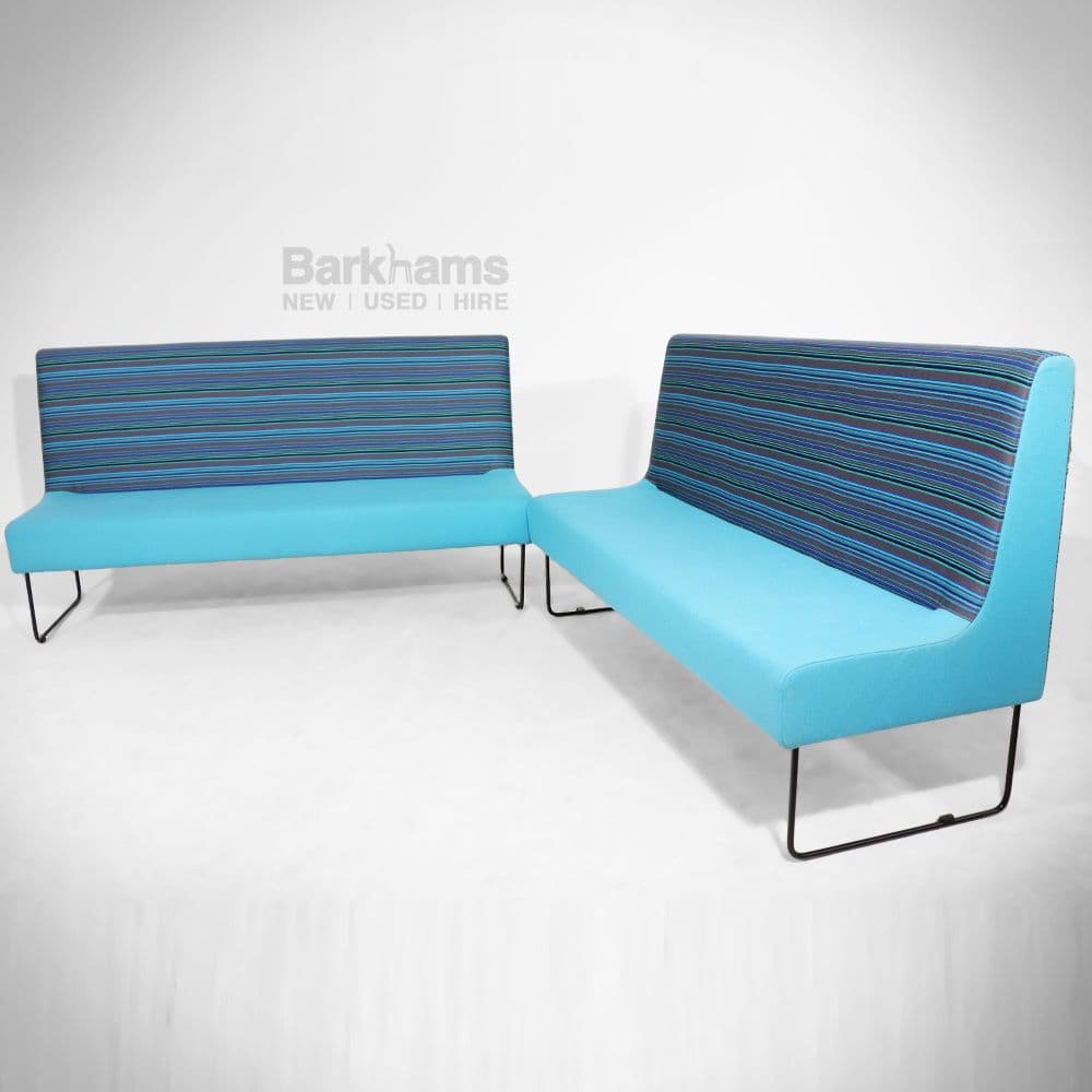 Sancal MENU Bench Seating in Blue| Sancal MENU Reception Sofa in Blue ...