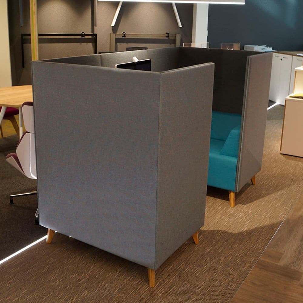 ScreenD by Sven Christiansen | Two Person Office Pod | High Back ...