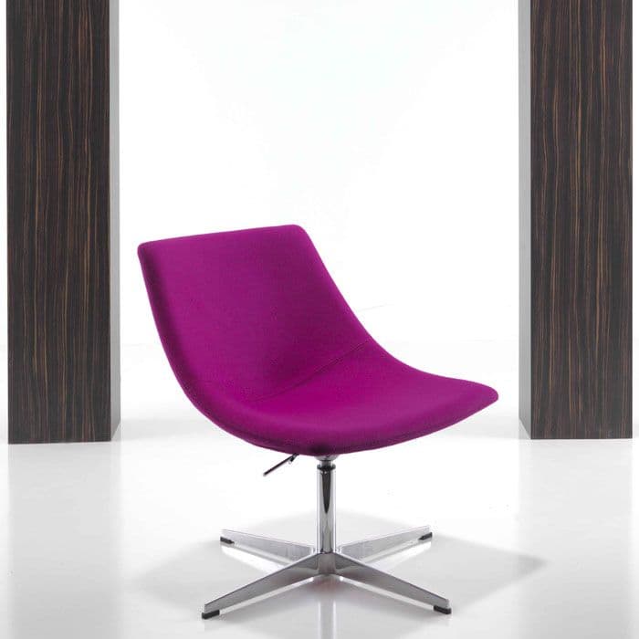 Sculptured Reception Seating | bright reception chairs | chairs on sliders