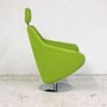 Segis Taxido Lounge Chair | Green Tub Chair | High Back Lounge Chair