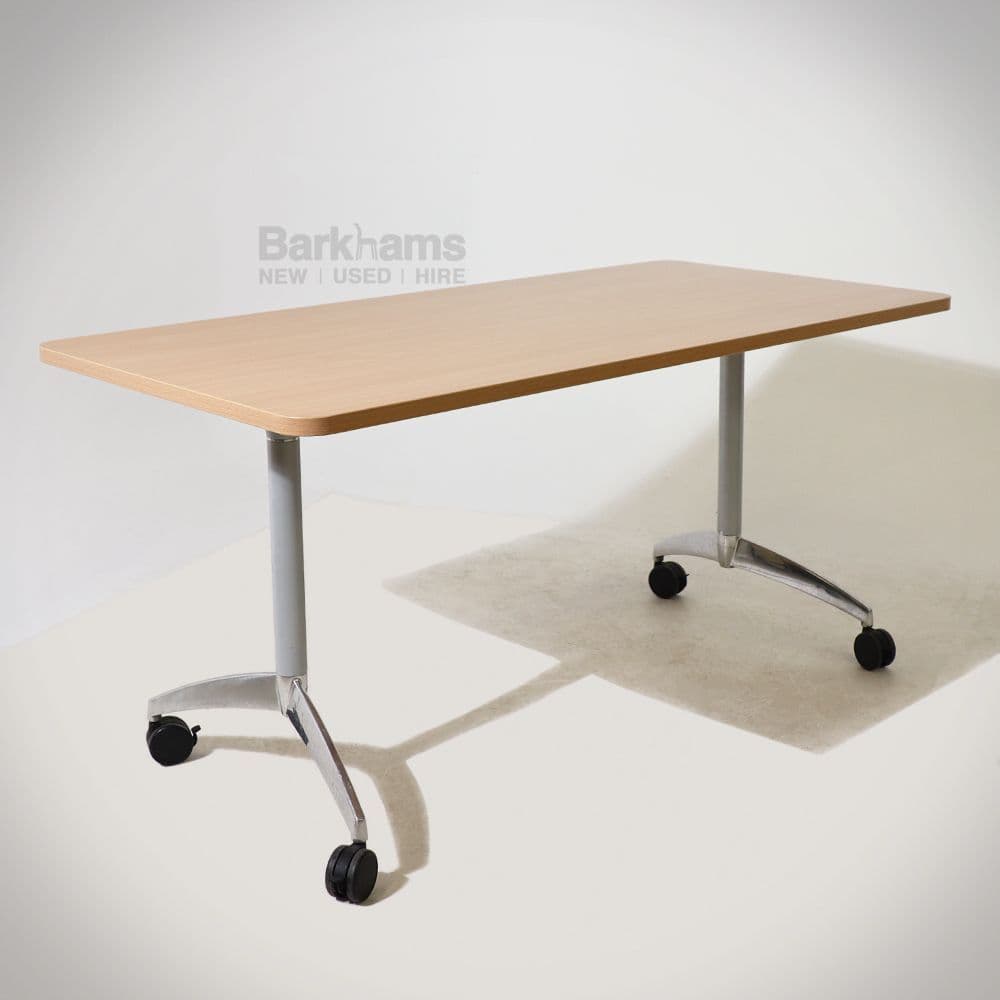 Senator Flight Flip Top Table with Rounded Edges| Flip Top Table by ...
