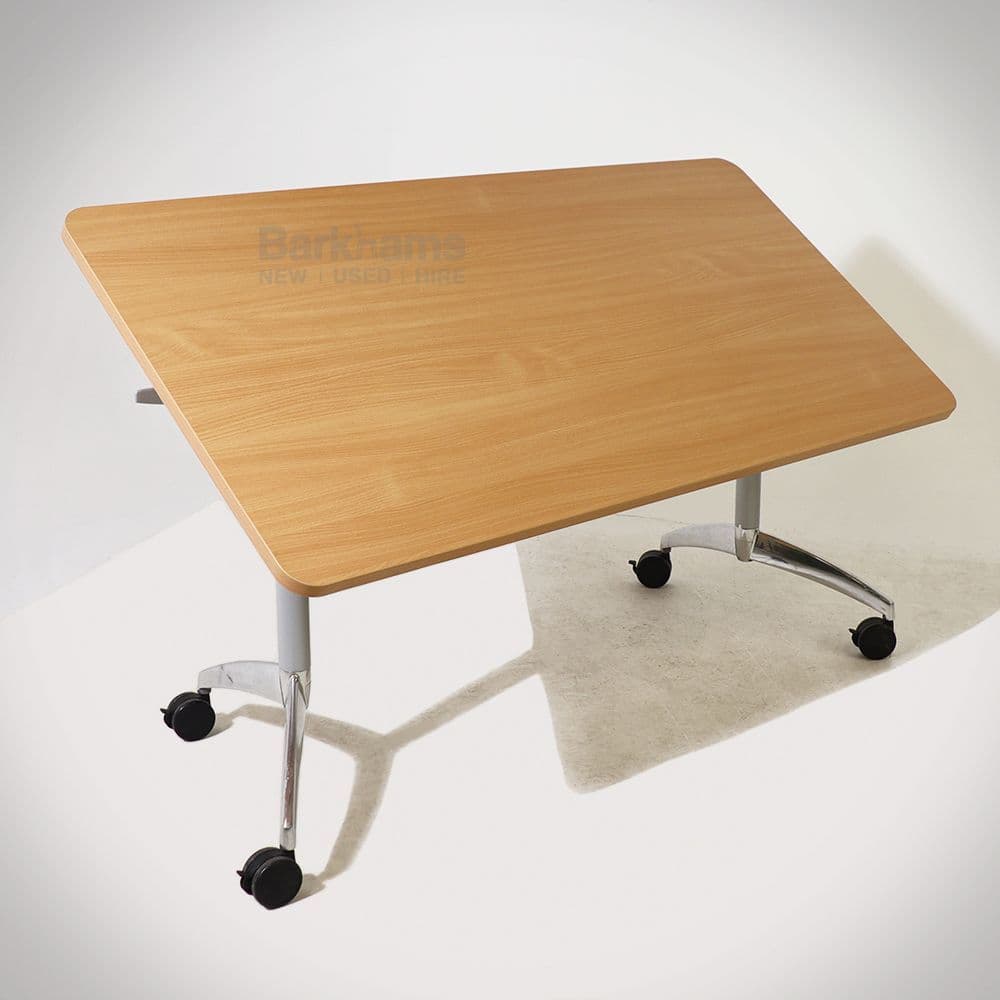 Senator Flight Flip Top Table with Rounded Edges| Flip Top Table by ...