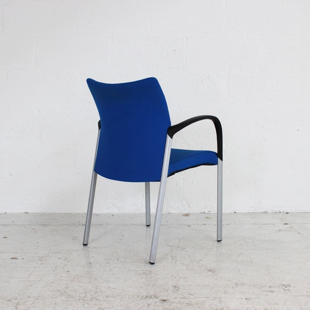 Senator Trillipse Chair | four legged chair | blue conference chair