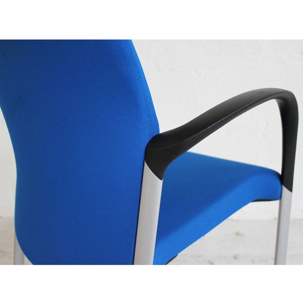 Senator Trillipse Chair | four legged chair | blue conference chair