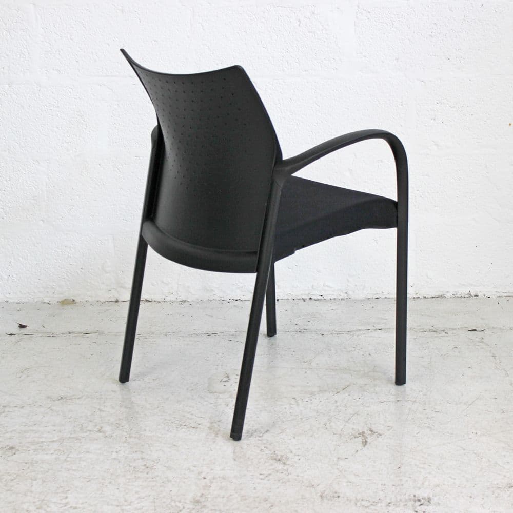 Senator Trillipse Chair - Black | Black Meeting Chair | Black ...