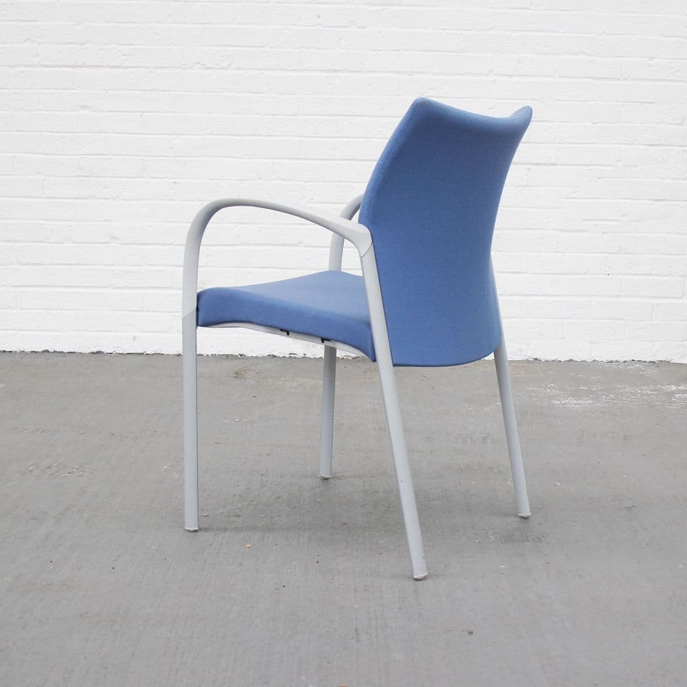 Senator Trillipse Chair with Grey Base | chair on grey frame | blue ...