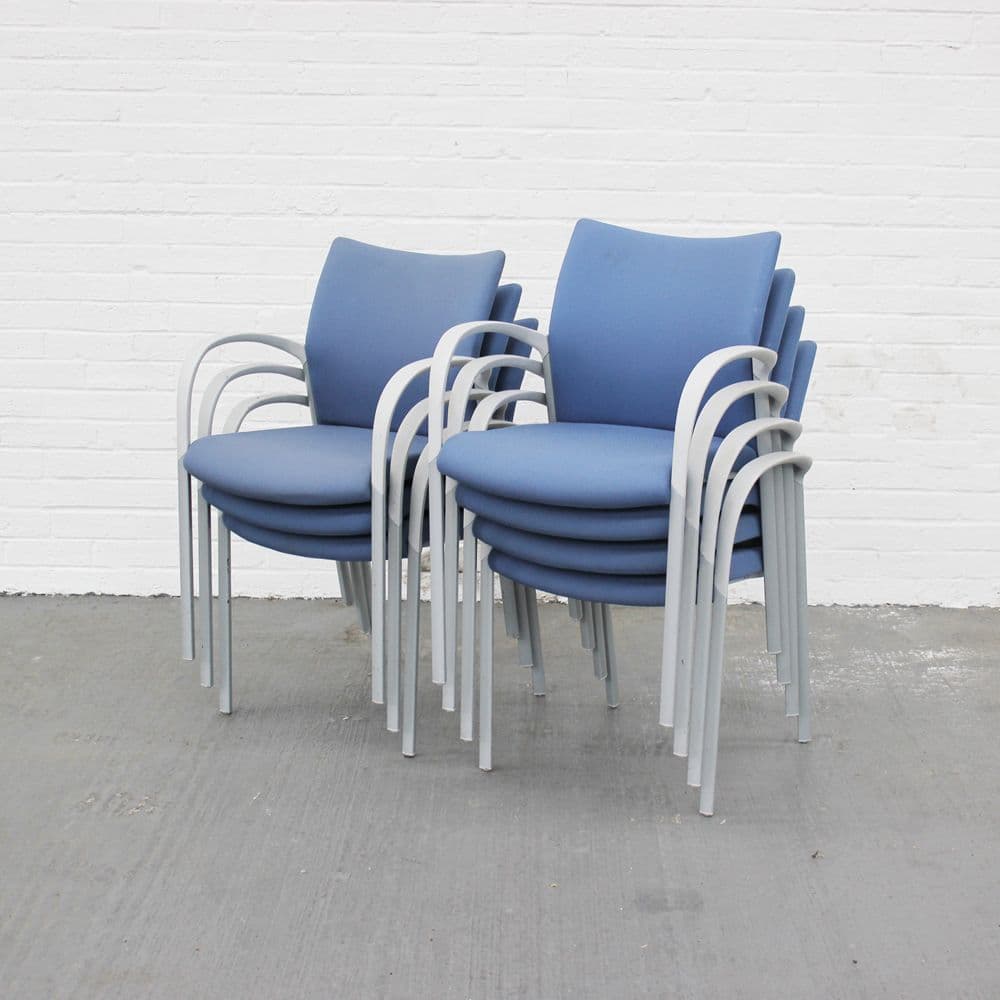 Senator Trillipse Chair with Grey Base | chair on grey frame | blue ...