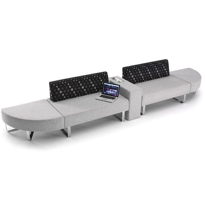 Sharp and Stylish Modular Soft Seating | reception sofa | long office sofa