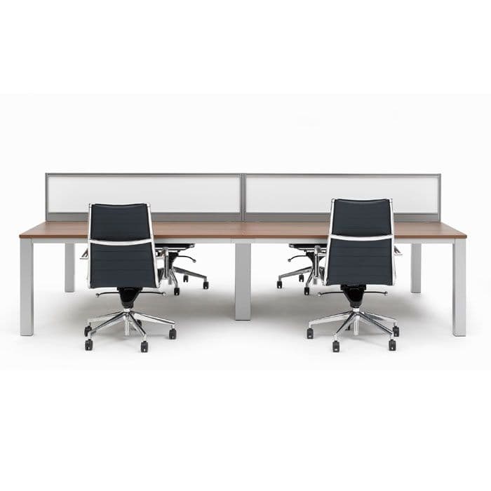 Single Bench Desk System | long office desk | desk for multiple users