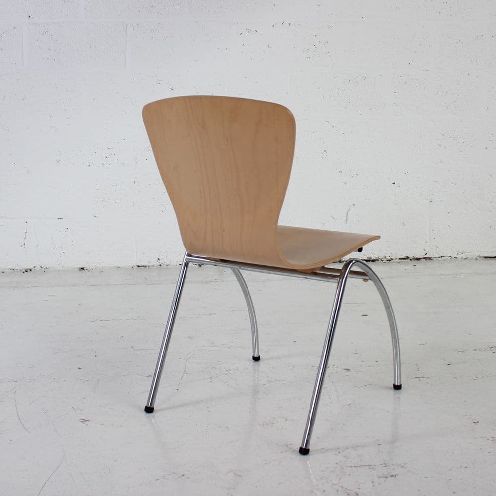 Stacking Wooden Canteen Chair | restaurant chair | stackable chair