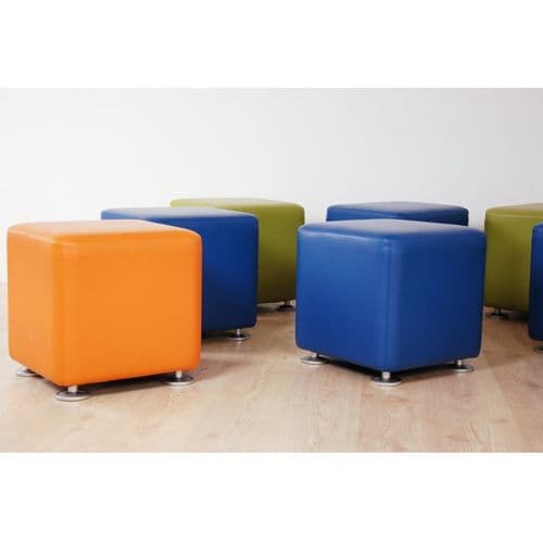 Steelcase B-Free Reception Cube Seats | colourful office stools | cube ...