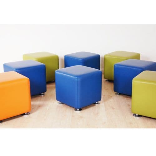 Steelcase B-Free Reception Cube Seats | colourful office stools | cube ...