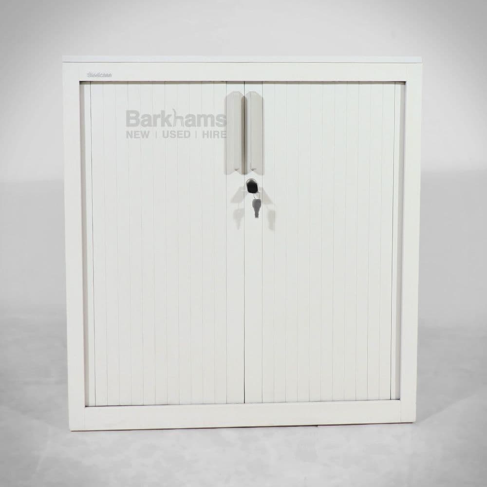 Steelcase Tambour Storage Unit in Chalk White| Small Tambour Storage ...