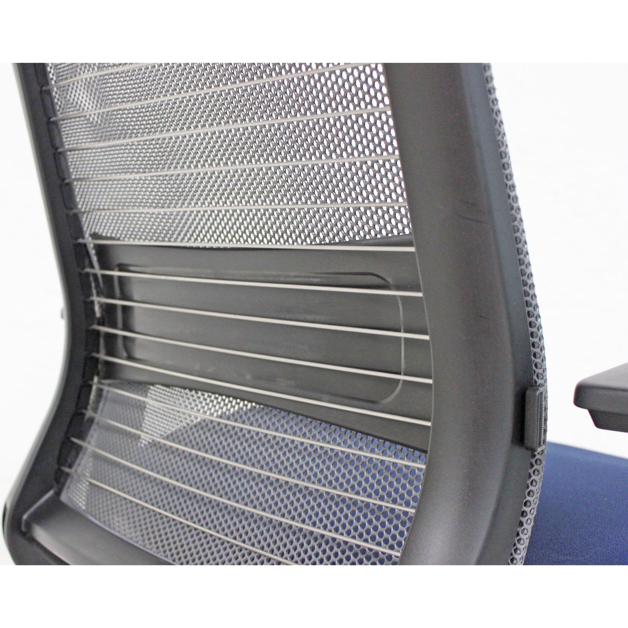 Steelcase Think Chair Blue | Steelcase Mesh Task Chair | Blue Fabric ...