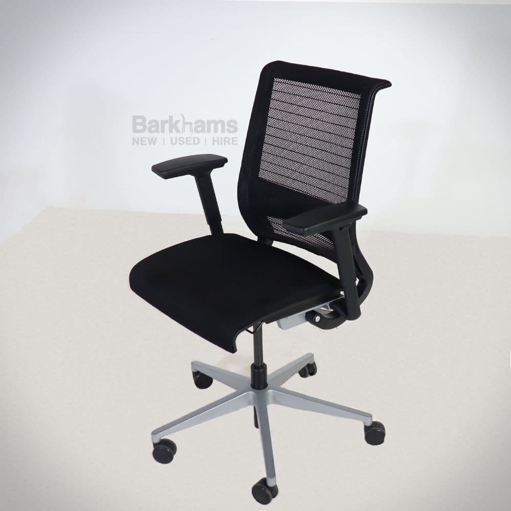 Steelcase Think Chair | Black | 4D Arms | Think Operator Chair By ...