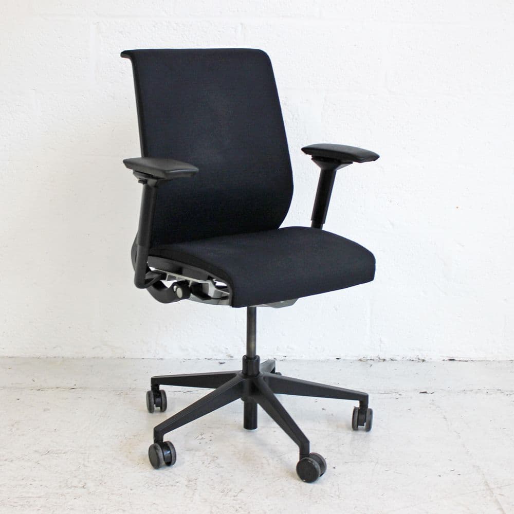 Steelcase Think Operator Chair (Upholstered Back) | black computer ...