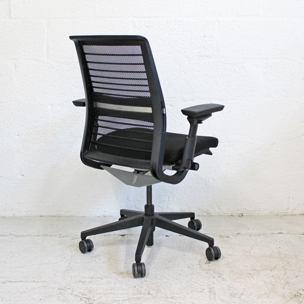Steelcase Think V2 Operator Chair | Used Black Mesh Task Chair ...