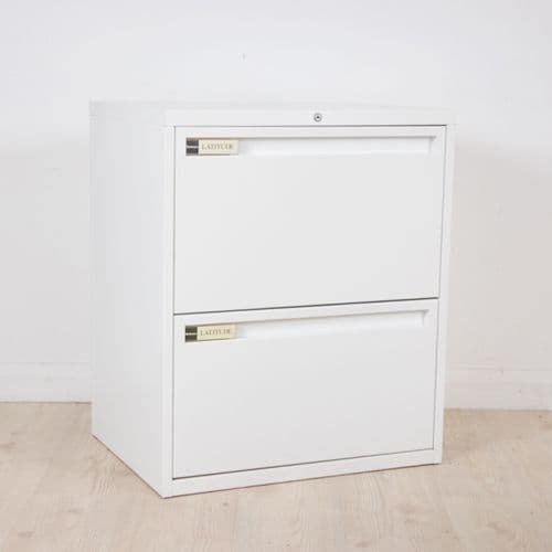 Steelcase White Two Drawer Filing Cabinet | small filing cabinet ...