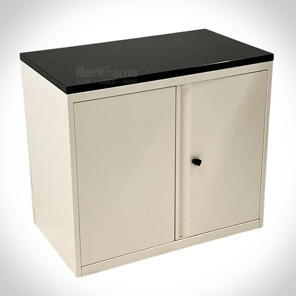 Studio C-D Cupboard | Used Desk High Cupboard | White Office Storage ...