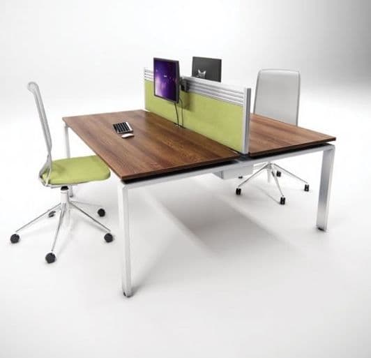 Stylish Rectangular Bench Desk with Floating Top | modern bench desk ...