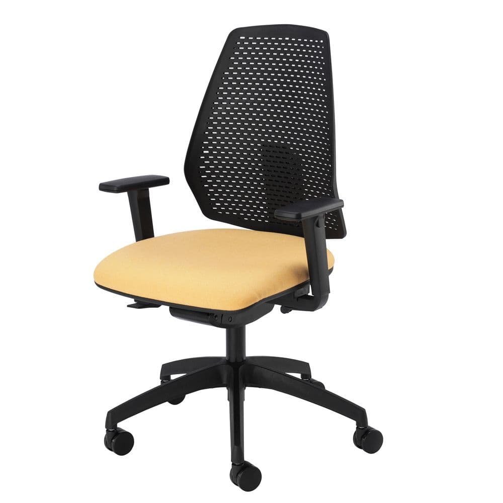 Mono Task Chair | Black Back Chair | Plastic Back Chair