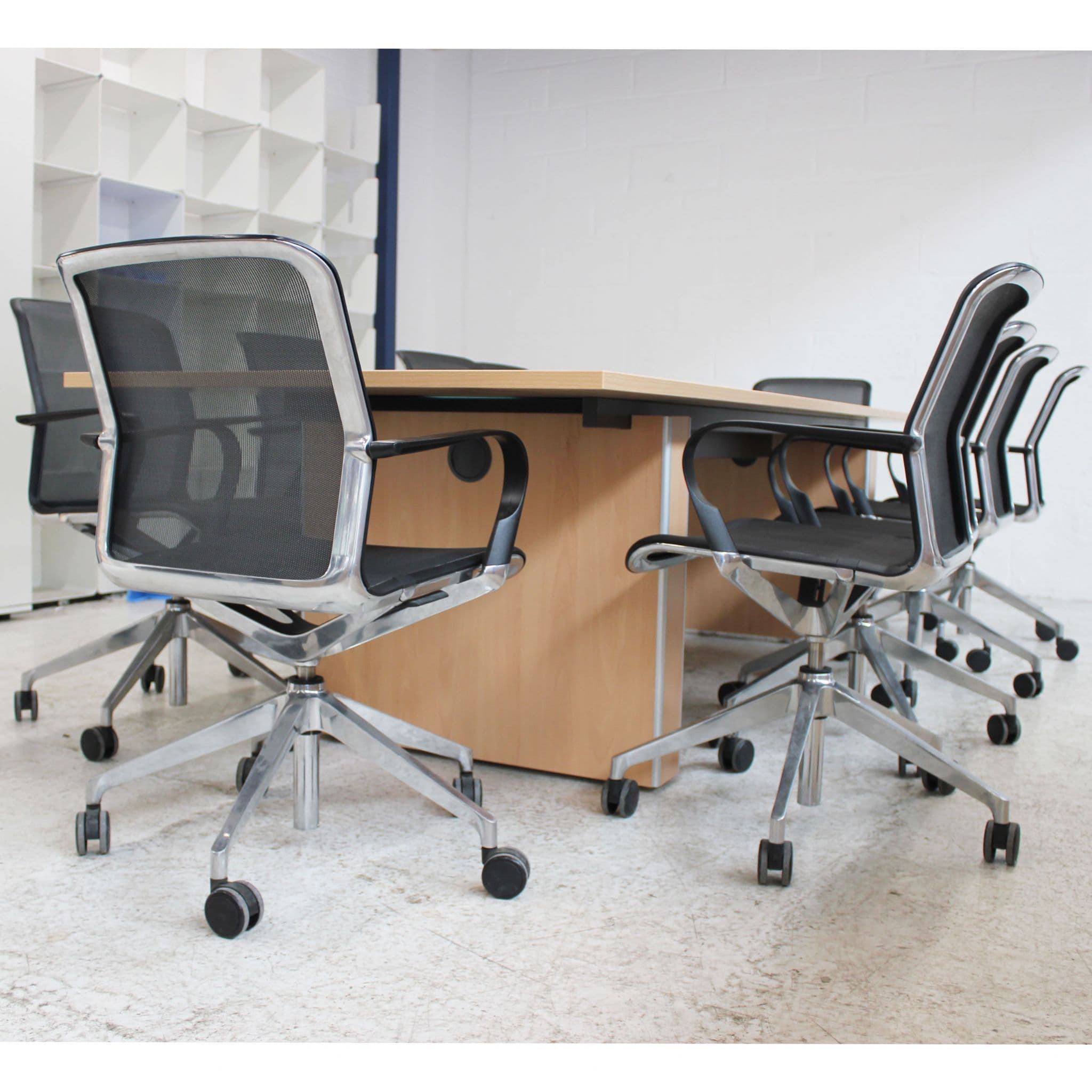 Sven Ambus Meeting Table – Beech | Wooden Meeting Table | New Meeting Table