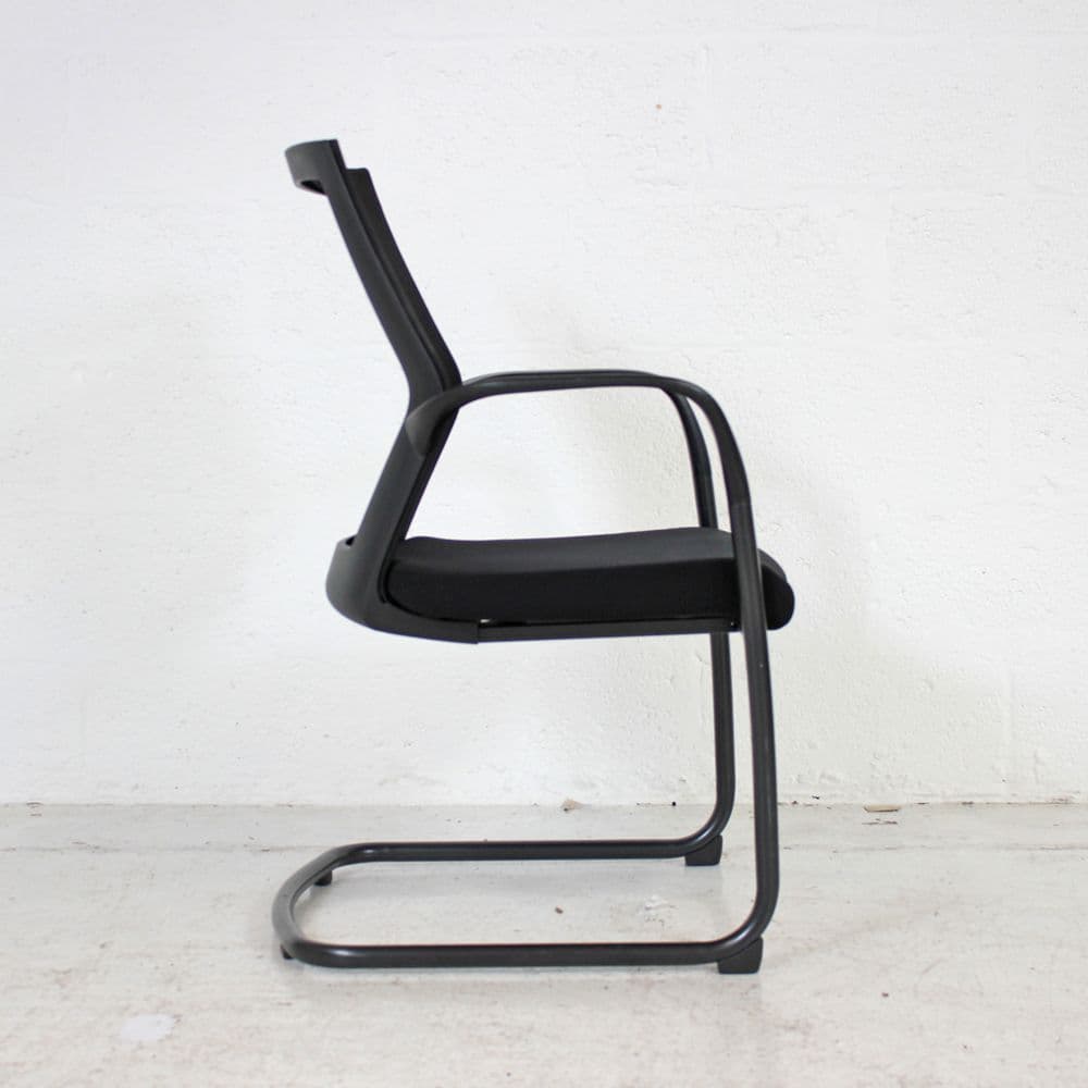 Techo Sidiz T50C – Cantilever Chair | black meeting chair | black mesh ...