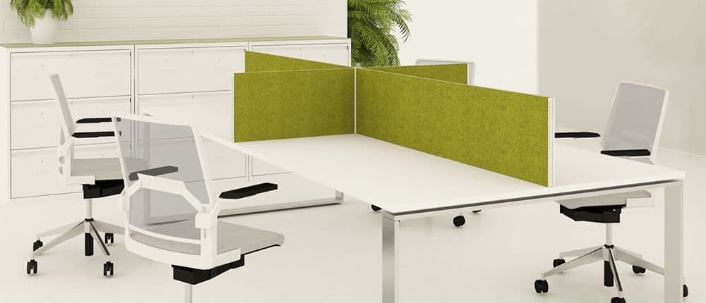 Vancouver Desk Mounted Screen | Rectangular Desk Mounted Privacy Screen ...
