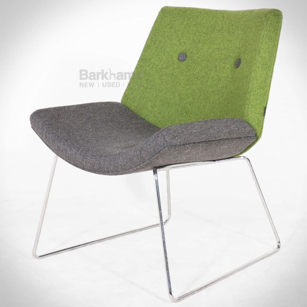 Verco Echo Chair - Green Back Grey Seat| Echo Chair by Verco| Green and ...