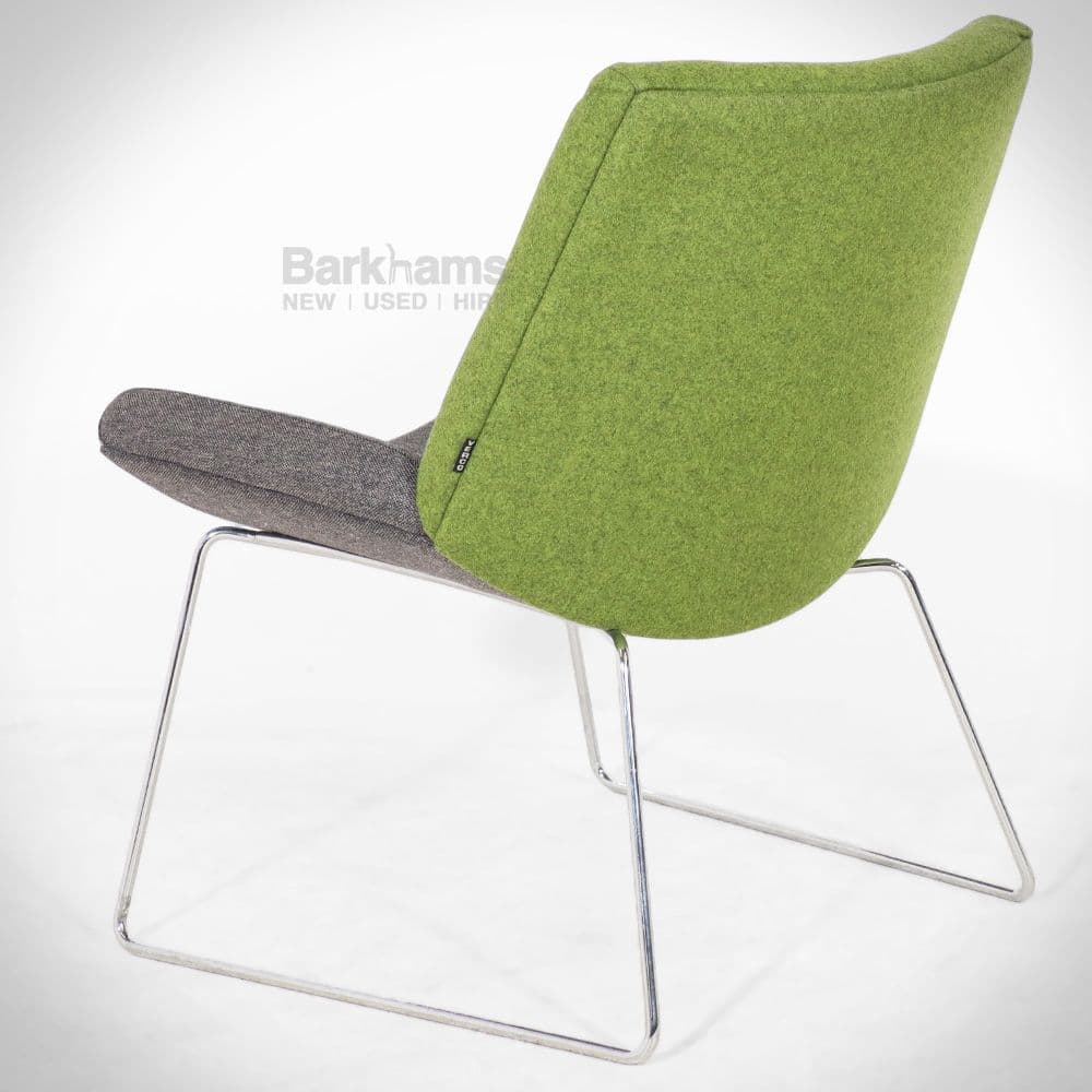 Verco Echo Chair - Green Back Grey Seat| Echo Chair by Verco| Green and ...