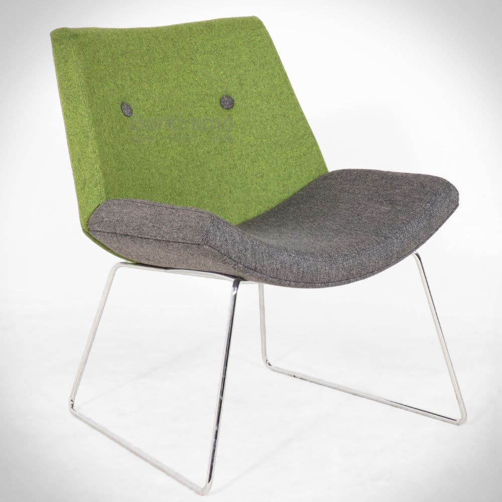 Verco Echo Chair - Green Back Grey Seat| Echo Chair by Verco| Green and ...