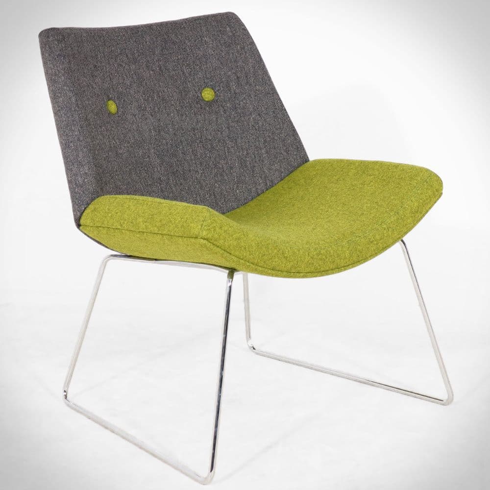 Verco Echo Chair - Grey Back Green Seat| Echo Chair by Verco| Green and ...