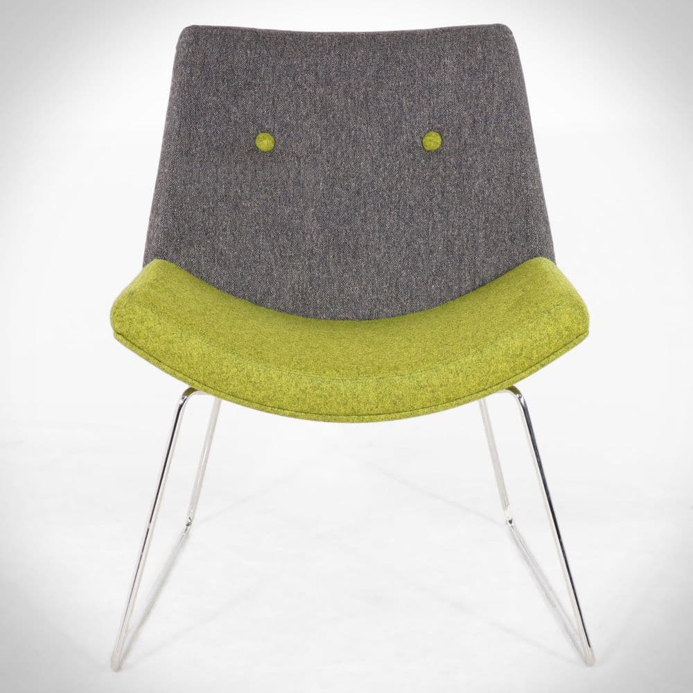 Verco Echo Chair - Grey Back Green Seat| Echo Chair by Verco| Green and ...