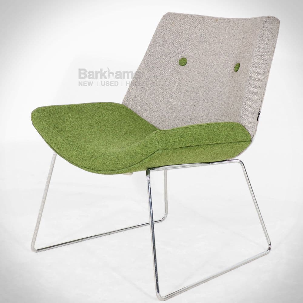 Verco Echo Chair - Light Grey Back Green Seat| Echo Chair by Verco ...