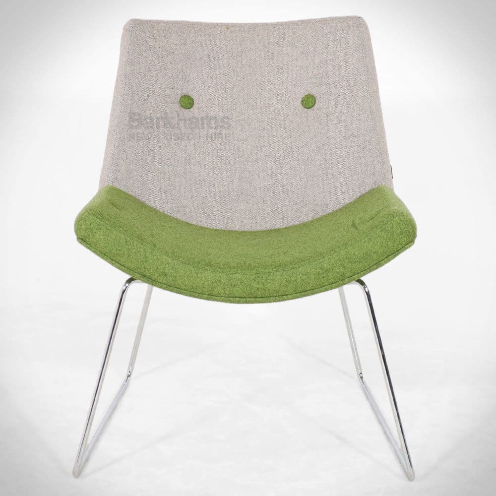 Verco Echo Chair - Light Grey Back Green Seat| Echo Chair by Verco ...