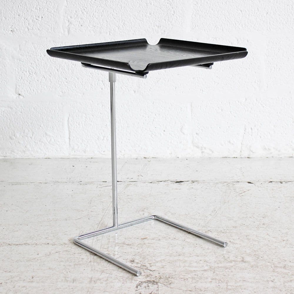Vitra Tray Table – Black Ash | height Adjustable side table | Black ...