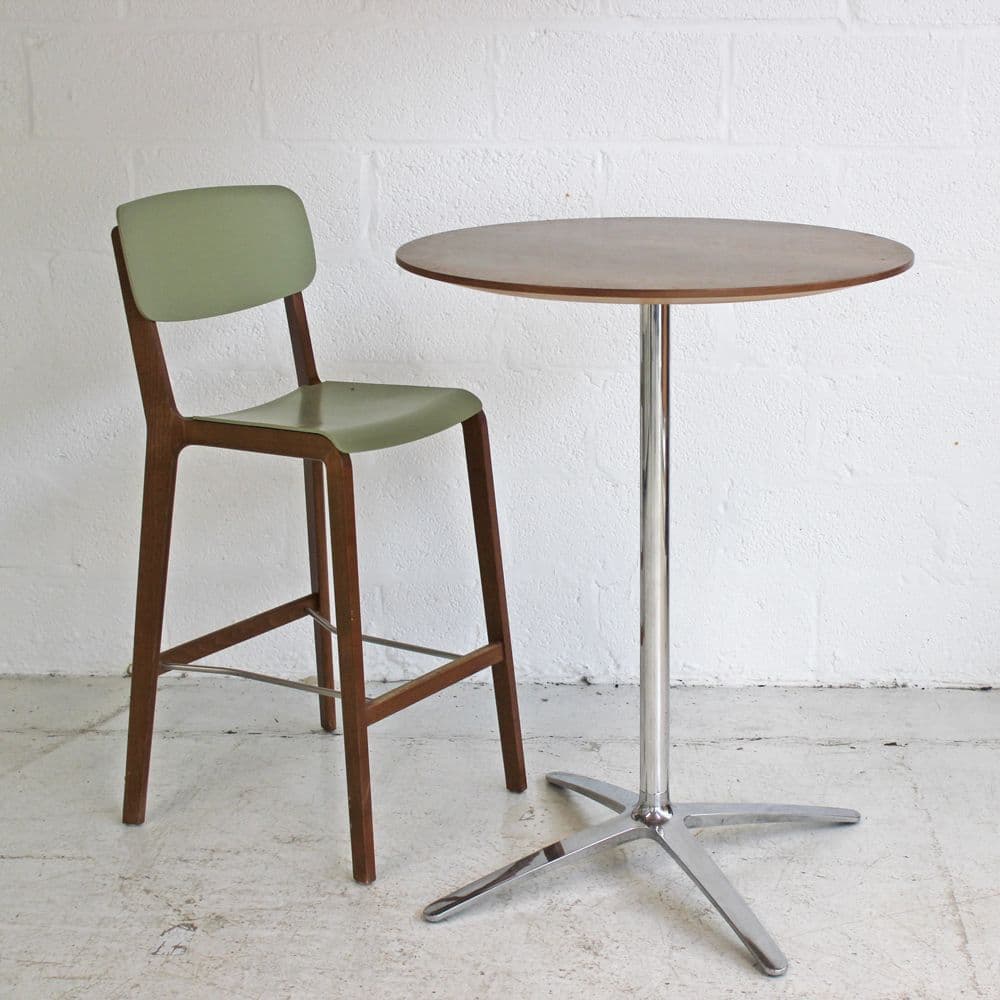 Walnut Poseur Table | Tall Table | Bar Table