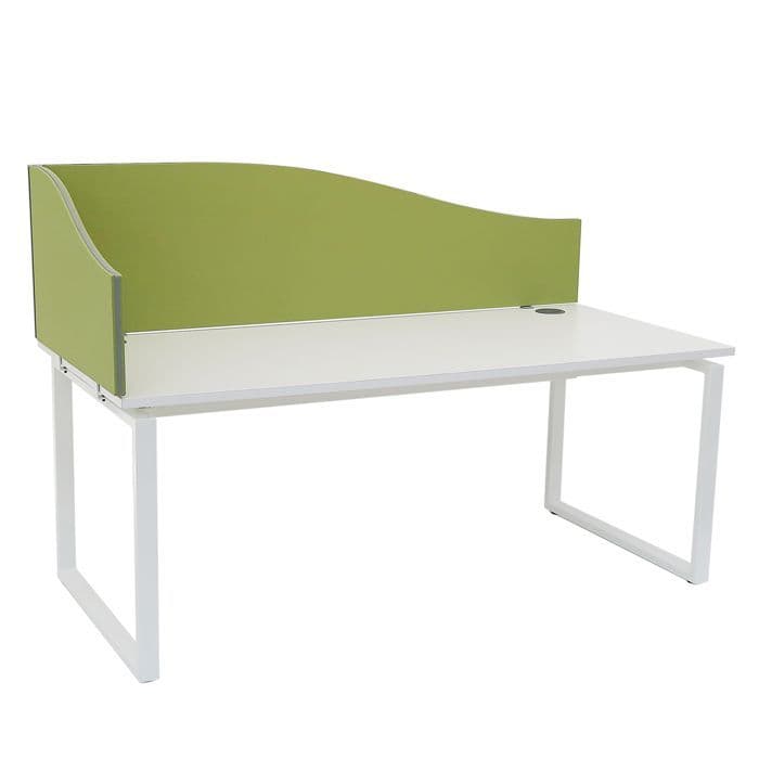 Wave or Arc Desk Mounted Screen (linking or non linking) | desk ...