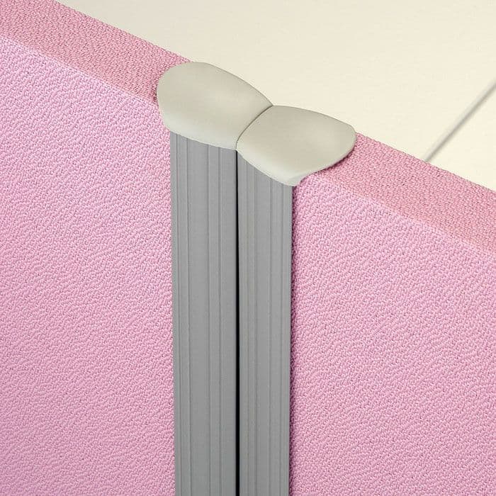 Wave or Arc Desk Mounted Screen | curved desk divider | wave desk screen