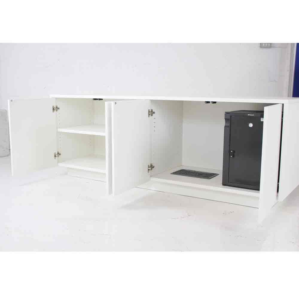 White credenza desk store