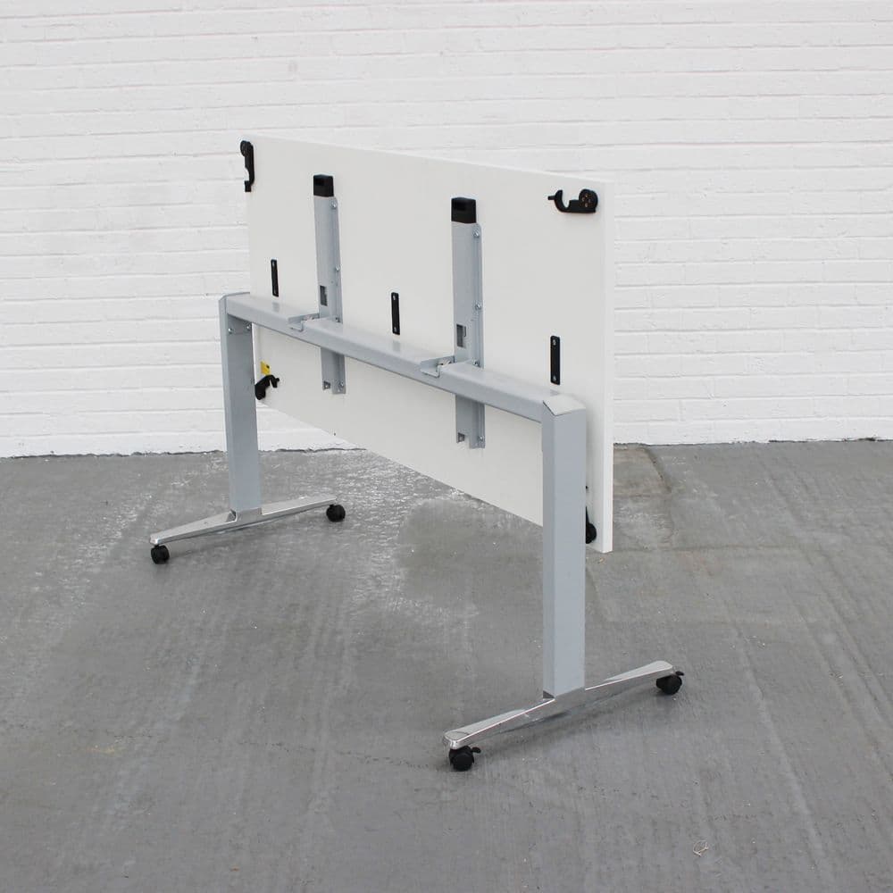White Flip Top tables 1500mm x 750mm | folding table | fold away table