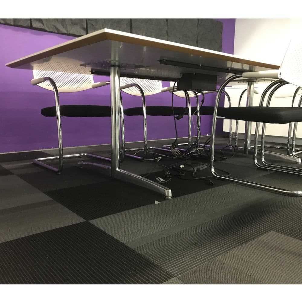 White Meeting Table 2400mm x 1200mm | white boardroom table ...