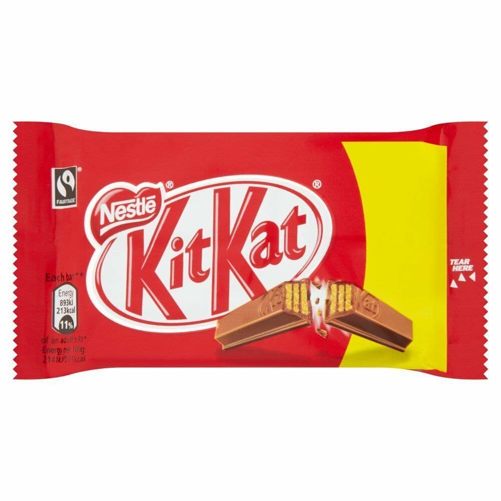 Box of 24 Kit Kat 4 Finger Milk Chocolate Bar 41 5g