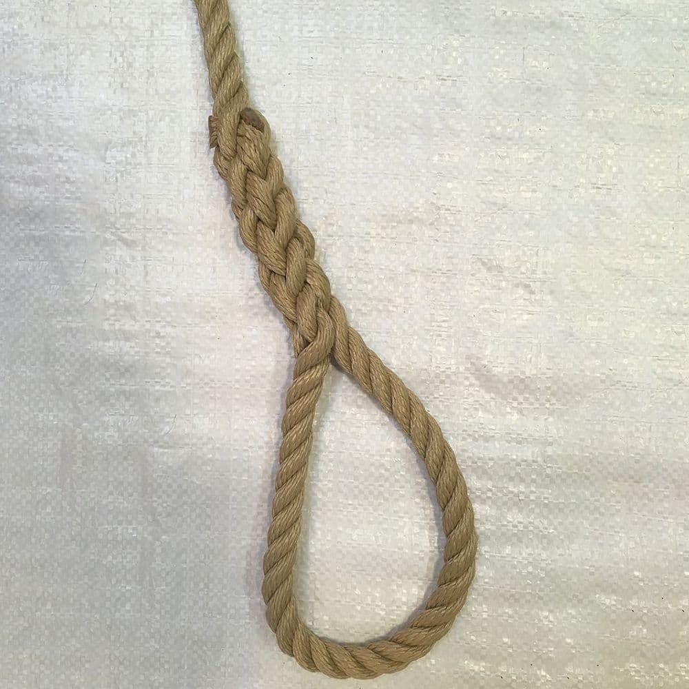 3 Strand Beige Polyester Mooring Line