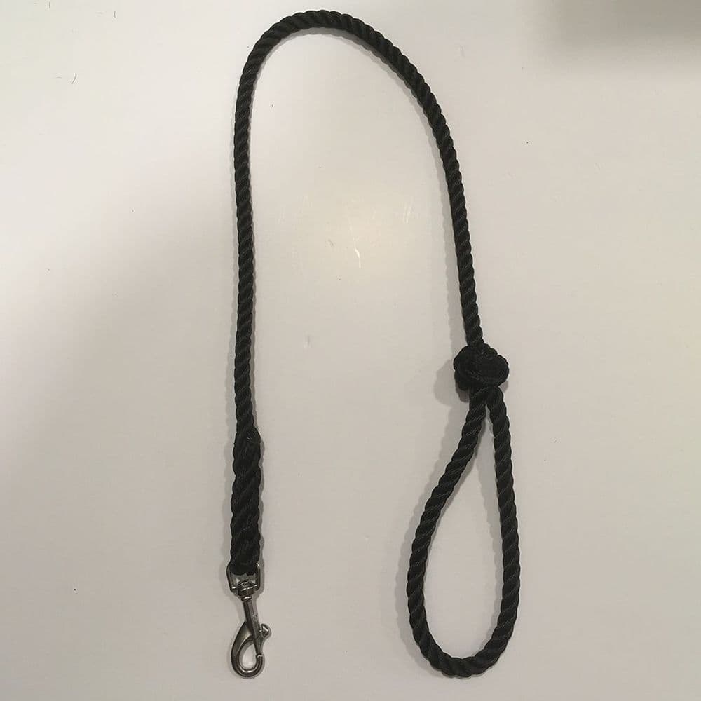 Black 3 Strand Polyester Lead